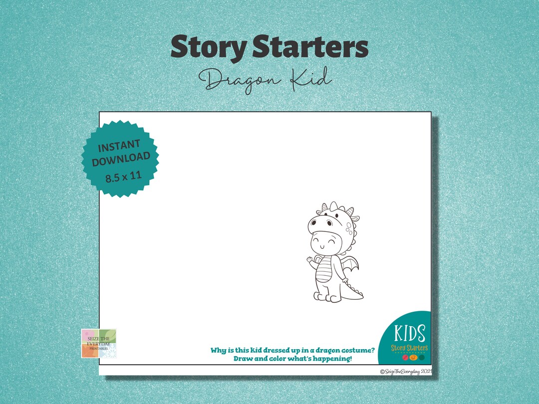Coloring Page. Story Starters. Coloring + Imagination! Printable ...