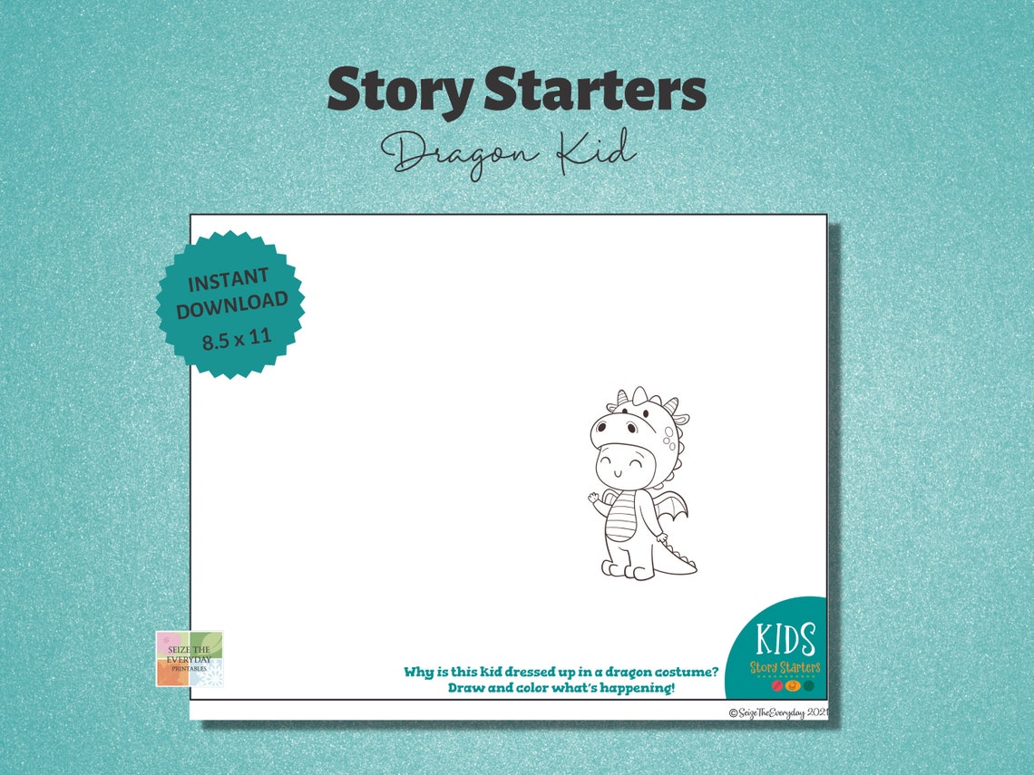 Coloring Page. Story Starters. Coloring + Imagination! Printable ...