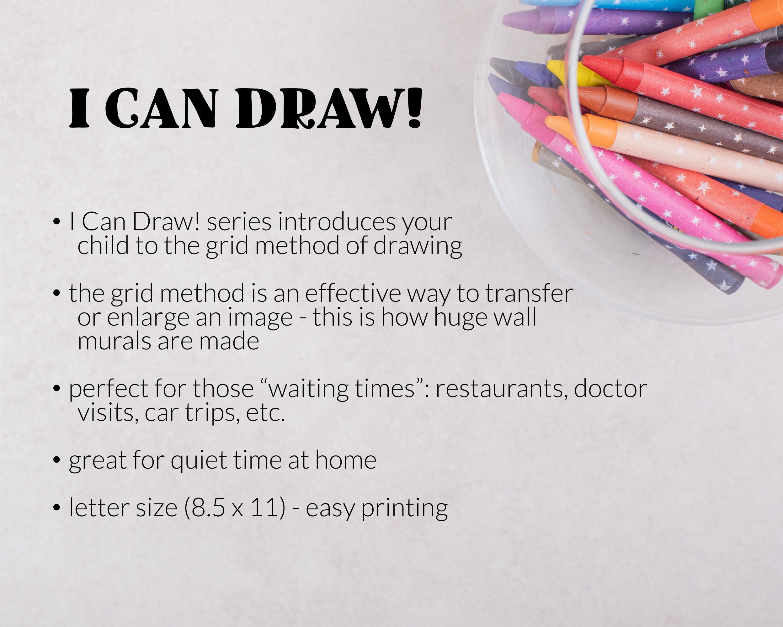 Coloring Page. I Can Draw! Series. Grid Drawing. Flying Dog. Printable ...