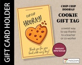 Teacher Appreciation Gift Card Holder. Gift Tag. Chip Chip - Etsy