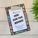 Teacher Appreciation Gift Card Holder. One for the Books Theme. Instant ...