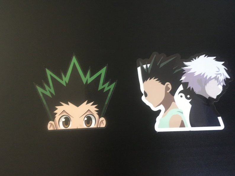 Pegatina Gon peeker Extra Yin yang Gon / Killua Decal Hunter | Etsy