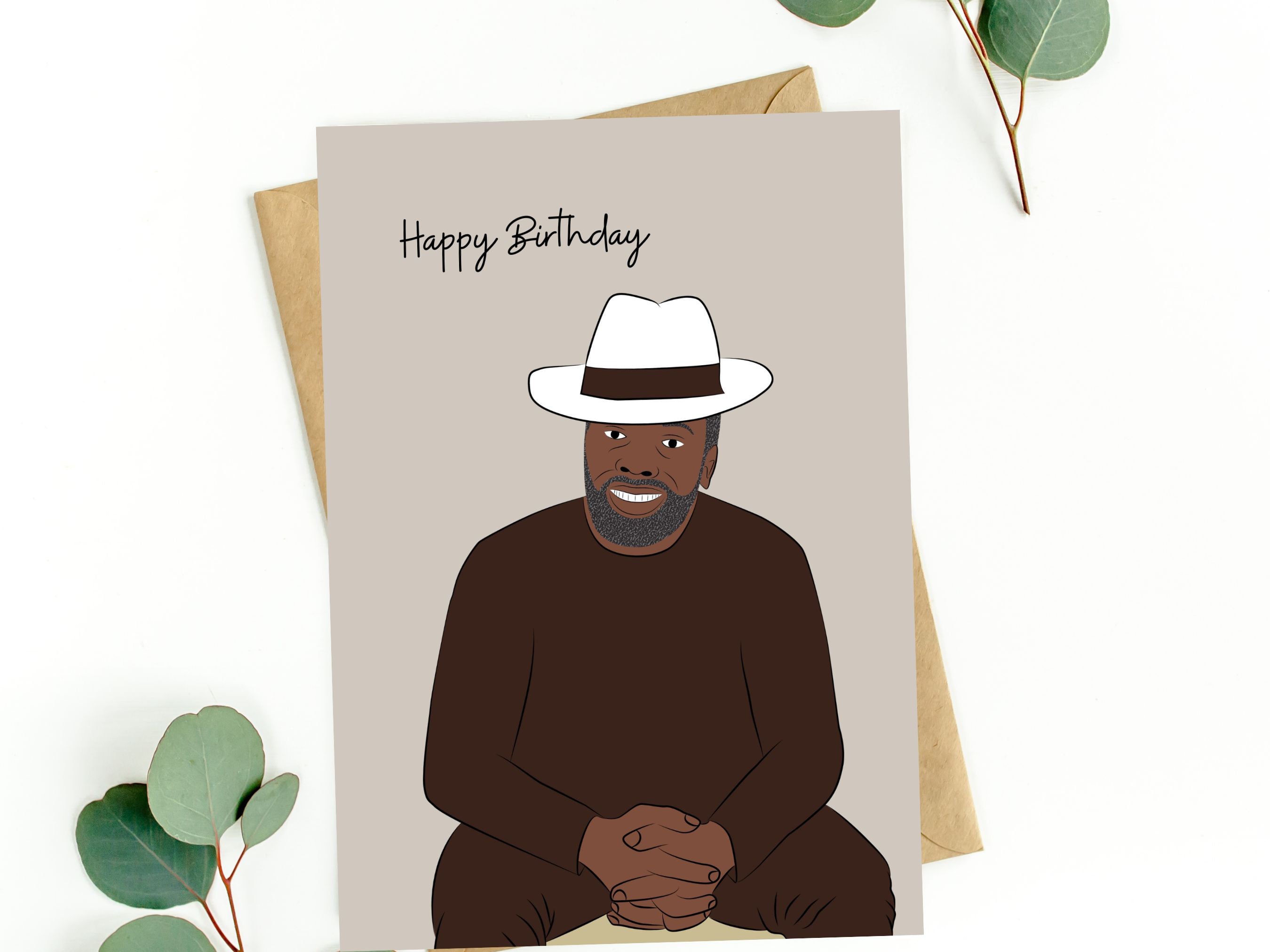 Black Male Birthday Card, for Uncle, Dad, God Father, Black Greeting ...