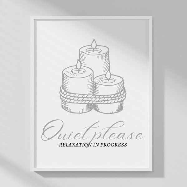 Quiet Please Sign - Etsy