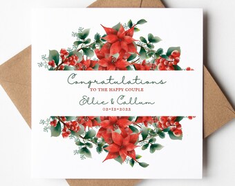 Couple Christmas Card - Etsy