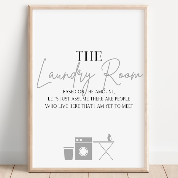 Laundry Poster - Etsy