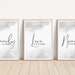 Grey Lounge Prints Set of 3, Grey Living Room Decor, Modern Prints ...