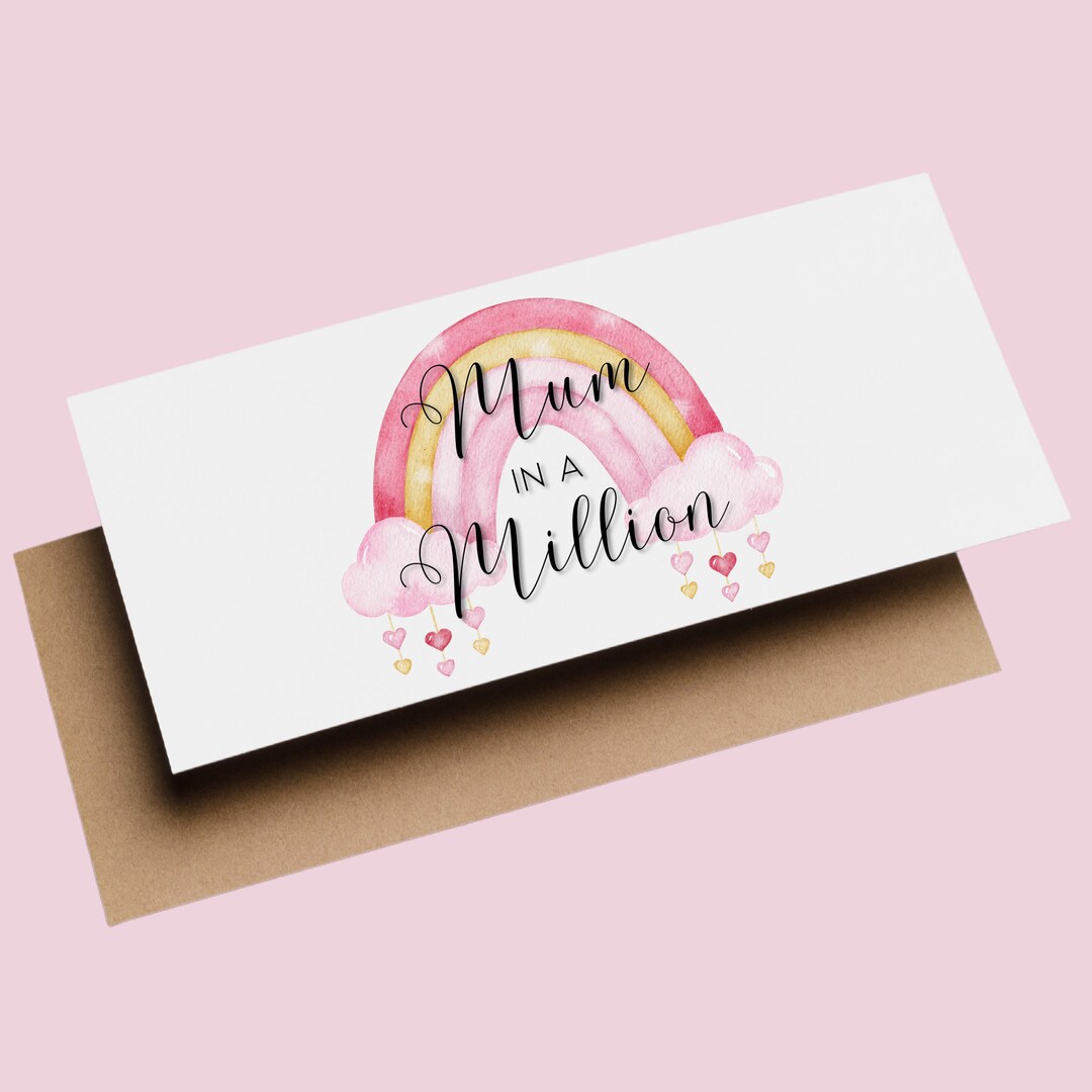 Mum in A Million, Mother's Day Gift Money Voucher Wallet, Mothering ...