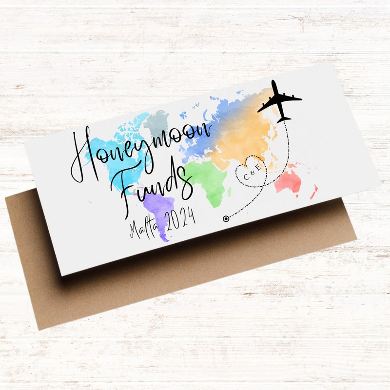 Honeymoon Card - Etsy