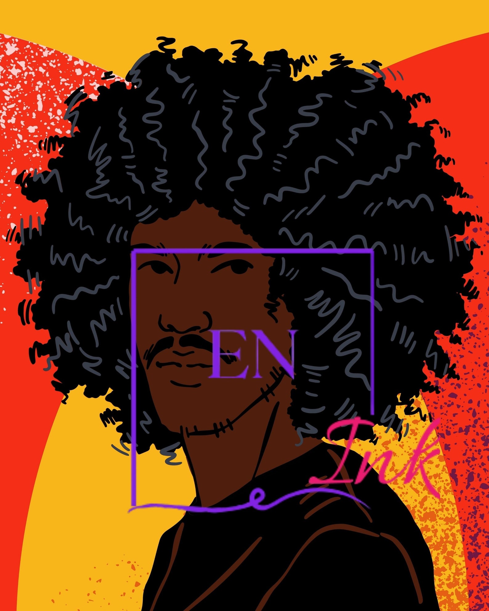Black Man Art Print Afro Man Art African American Male Man - Etsy