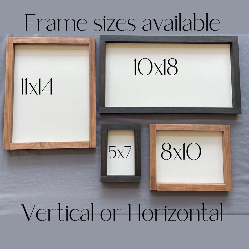 Framed Handwriting Sign Copy of Actual Handwriting - Etsy