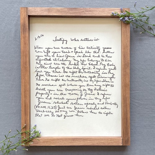 Laser Engraved Handwritten Handwriting Gift Custom Family - Etsy