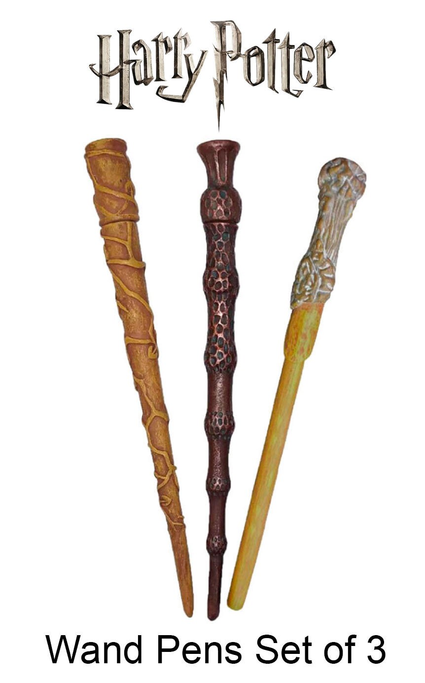 Harry Potter Wand pens 3 wands pens in the set. Official | Etsy