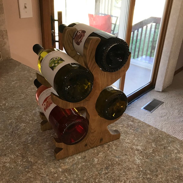 Wooden Wine Rack - Etsy