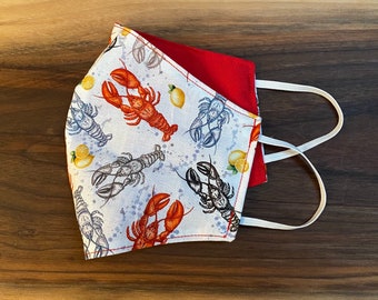 Lobster Face Mask | Etsy