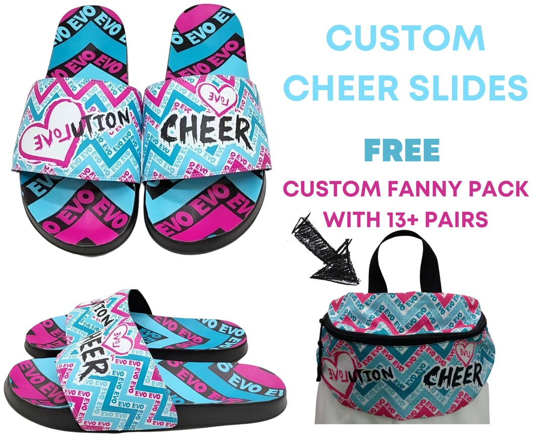 Custom Cheer Slides, Cheerleading Team Gifts, Create Your Own Cheer ...