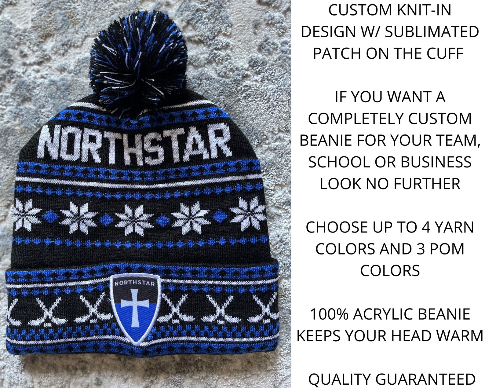 Custom Beanie Custom Winter Hat Personalized Beanies With - Etsy