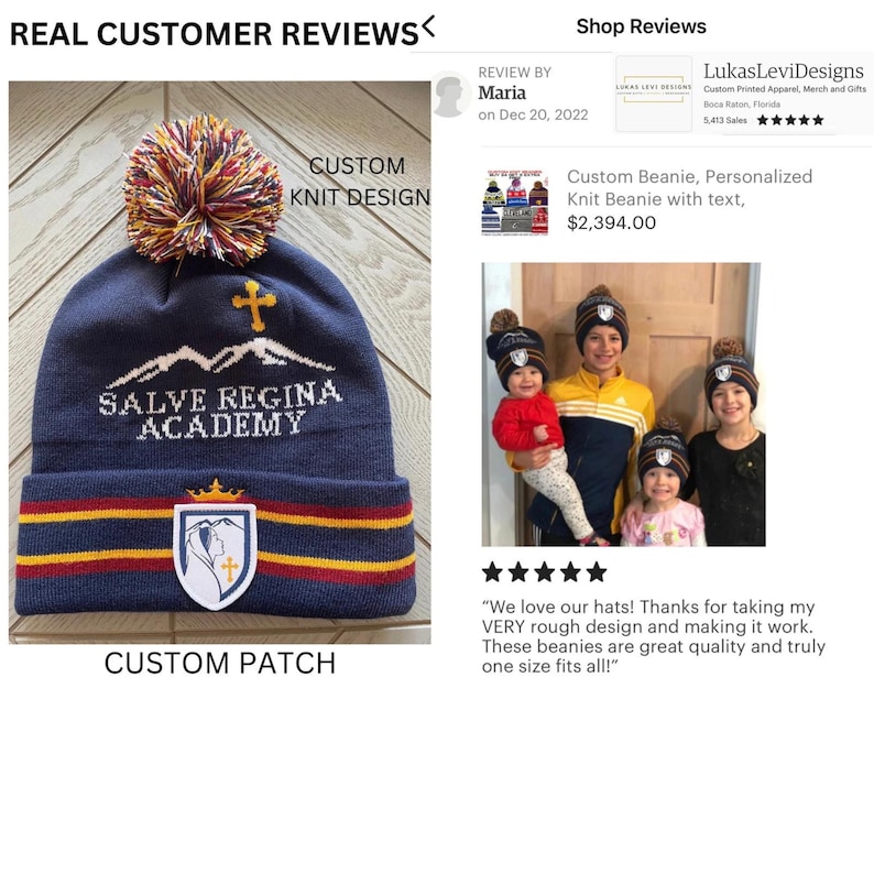 Custom Beanie Hat With Your Team Logo, Design Your Own Knitted Beanie ...