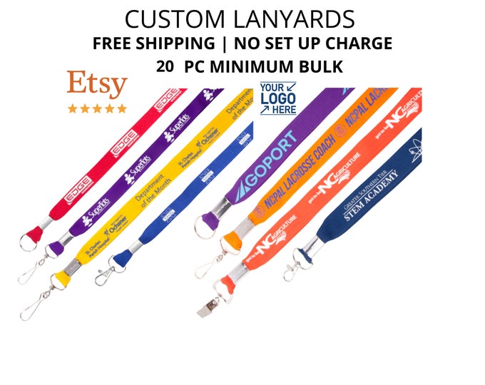 Custom Logo Lanyards With Safety Breakaway, Lanyard With Company Name ...
