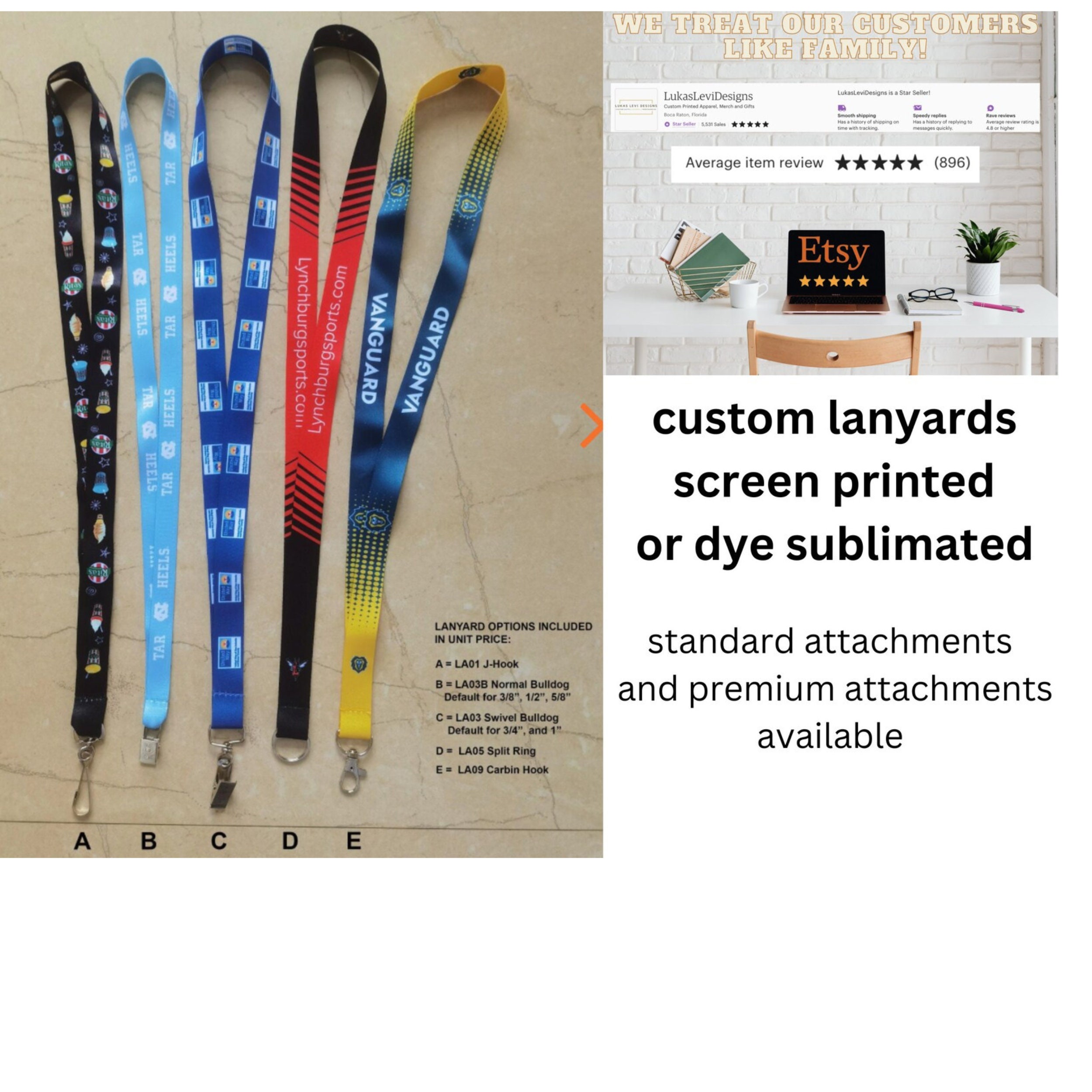 Custom Sublimated Lanyards, Full Color Lanyards, Bulk Sublimated ...