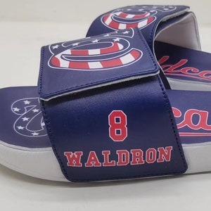 Custom Slide Sandals for Your Team, Company, Event, Personalized Slides ...