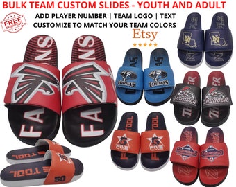 Personalized Custom FASTPITCH SOFTBALL Slides Flip Flops - Etsy