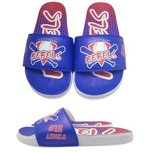 Custom Slide Sandals for Your Team, Personalized Slides, Custom Slides ...