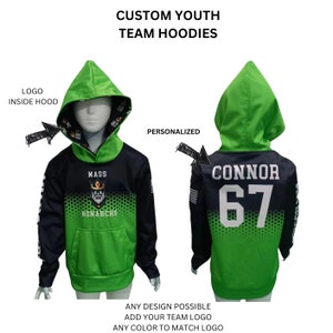 Custom Sublimated Hoodies, Personalized Hoodies, Custom Sublimated ...