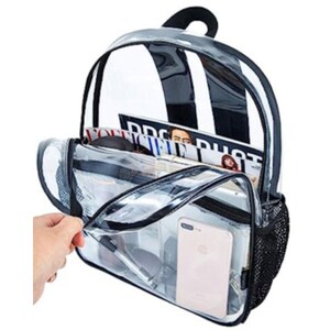 Custom Clear Backpack, Clear Back to School Backpack, Clear Backpacks ...