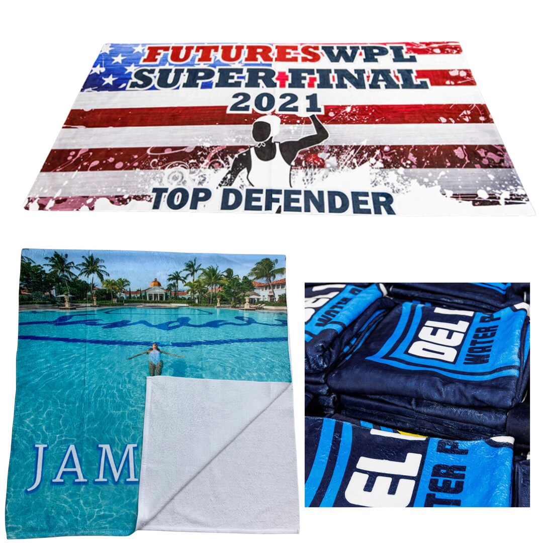 Custom Sublimated Beach Towel, Custom Logo Towel, Sports Team Towel ...