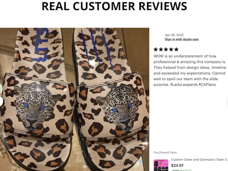 Custom Cheer and Gymnastic Team Slide Sandals Bulk Gymnastic - Etsy