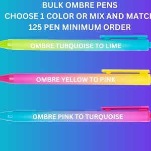 Custom Ombre Pens for Your Business or Event, Ombre Pens for Women ...