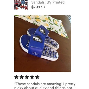 Custom Slide Sandals for Your Team, Personalized Slides, Custom Slides ...