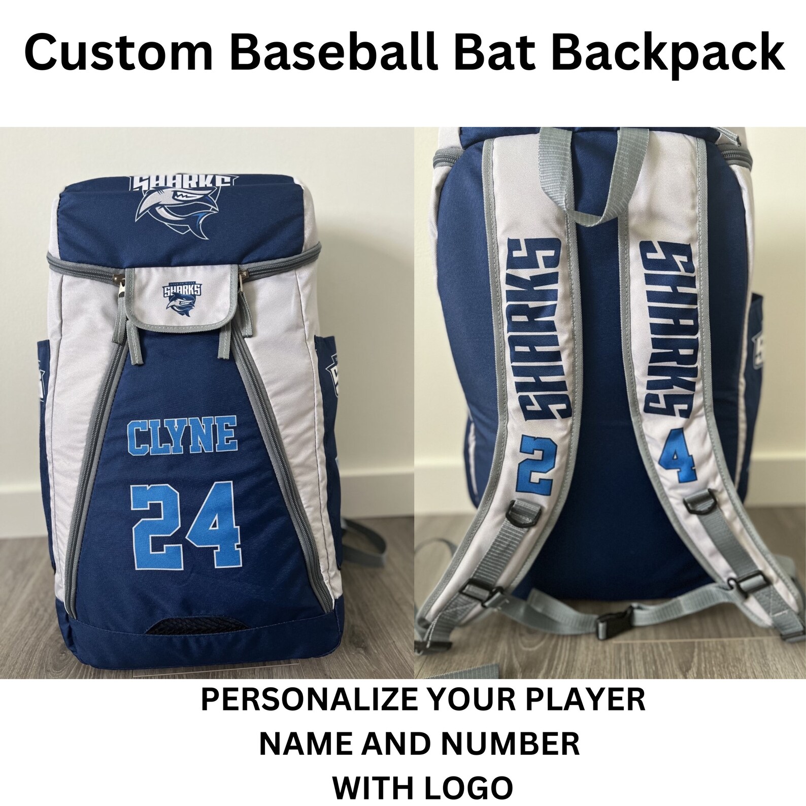 Custom Baseball Bat Bag, Personalized Baseball Bag, Baseball Bat ...