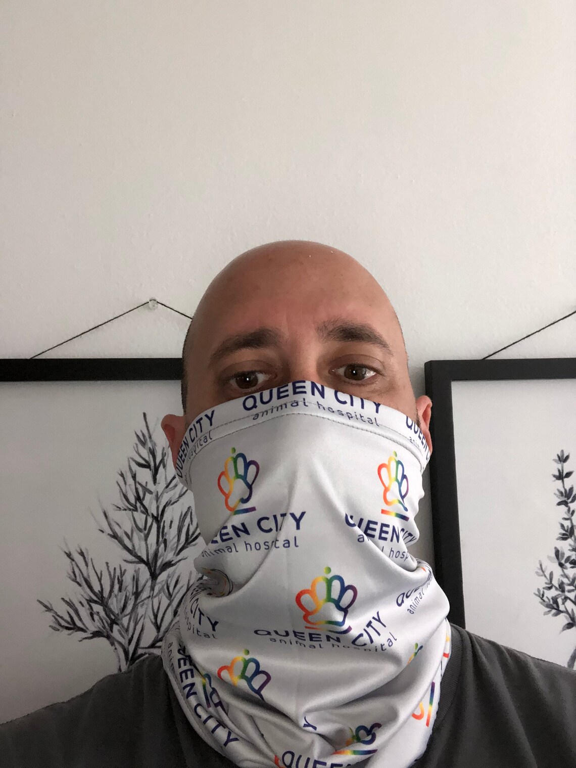 Custom Logo Neck Gaiter Custom Company Neck Gaiter - Etsy