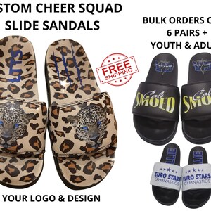 Custom Cheer Slides, Cheerleading Team Gifts, Dance Slides, Gymnastic ...