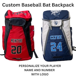 Custom Baseball Bat Bag, Personalized Baseball Bag, Baseball Bat ...