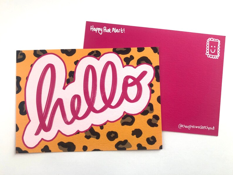 Hello Postcard Collection / Happy Post / Just to Say Hi / Friendship ...