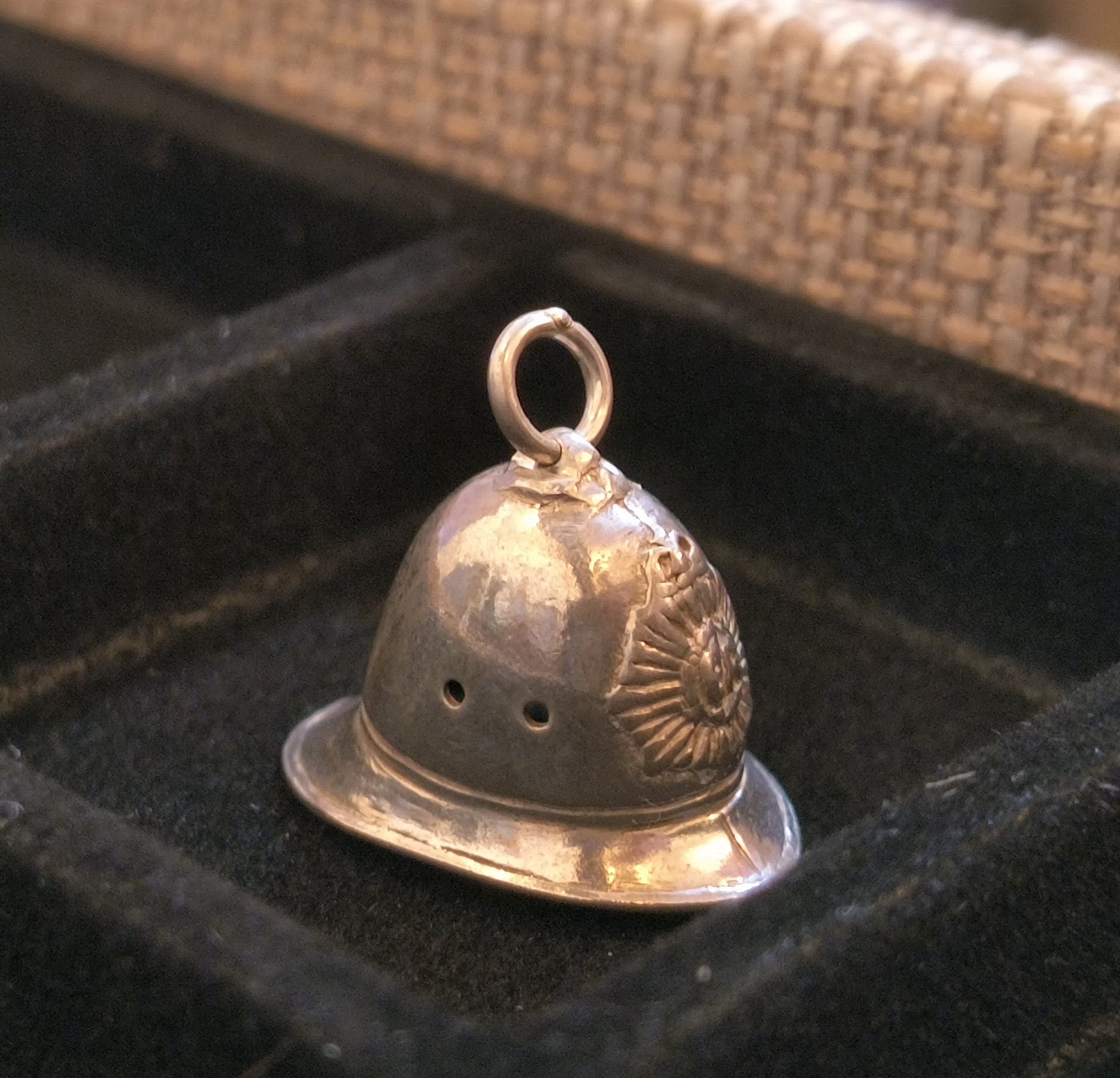 Antique Police Bobby Helmet Charm Edwardian Era, Circa 1900 English ...
