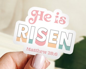 He is Risen Decal | Etsy