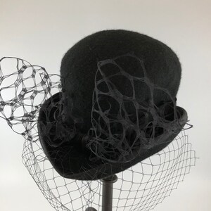 Heart Shape Cocktail Hat - Handmade Eye-catching Fascinator With Veil ...