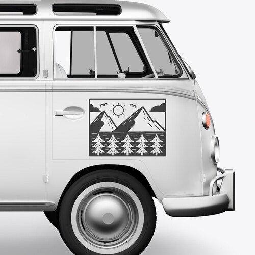 Campervan Large High Quality Grade Decal Side Panel Decal - Etsy