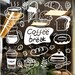 Coffee Shop Decal Commercial Decal Fresh Coffee Cafe - Etsy
