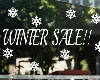 Set of 2 I Heart Sale Window Signs Removable Vinyl Decal - Etsy