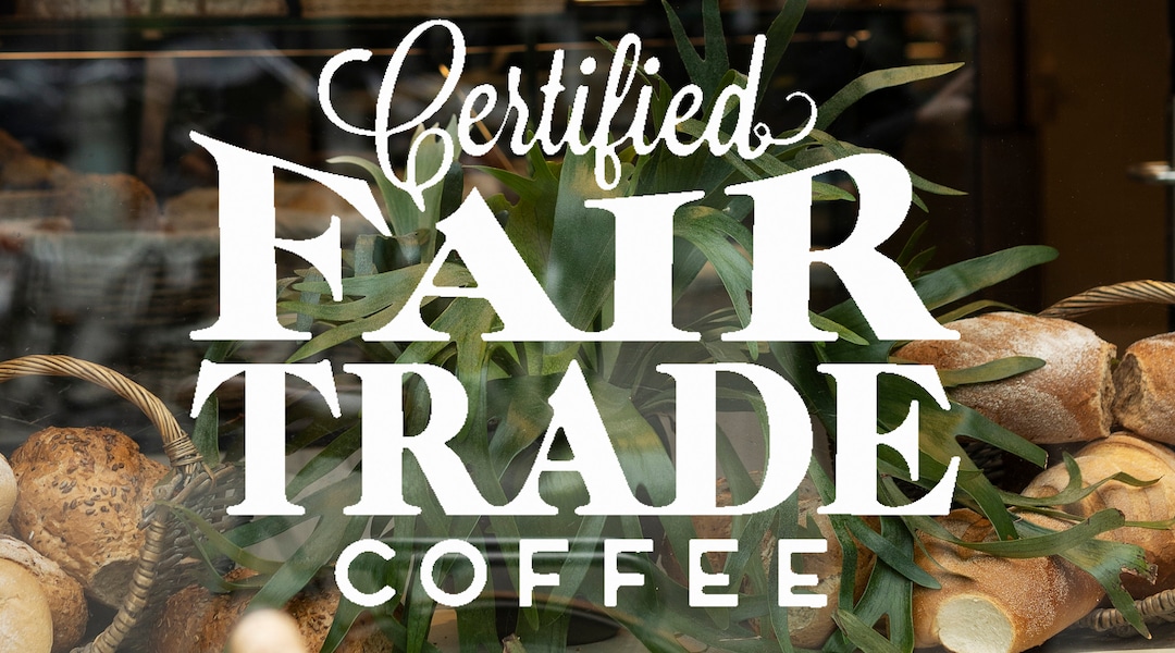 Coffee Shop Decal Commercial Decal Fresh Coffee Cafe Sign Window Decal ...