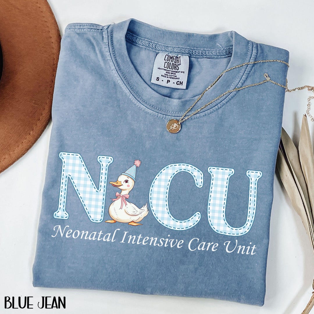 NICU Nurse Shirt,neonatal Intensive Care Comfort Colors® T-shirt ...