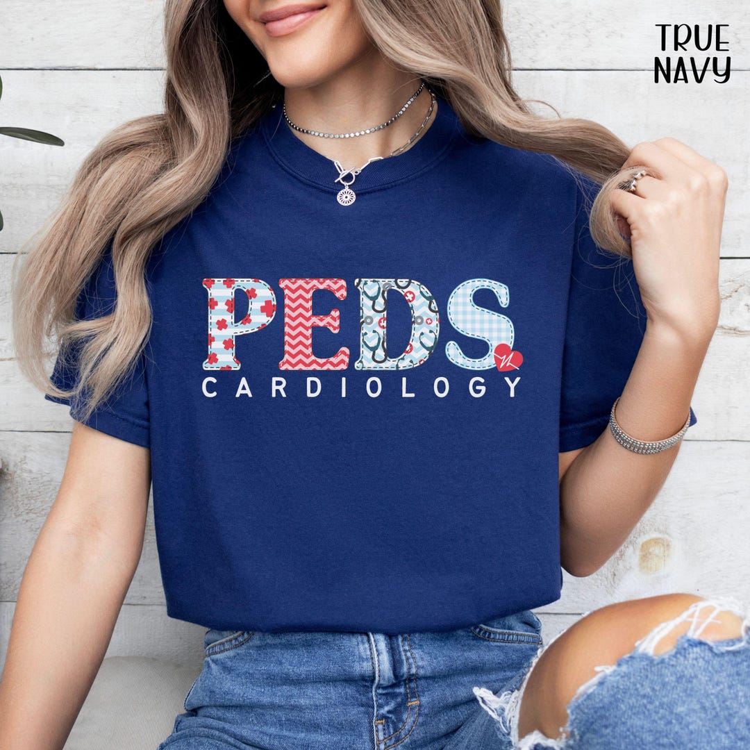 Pediatric Cardiology Comfort Colors® Shirt, Peds Cardiac Rn/staff T ...