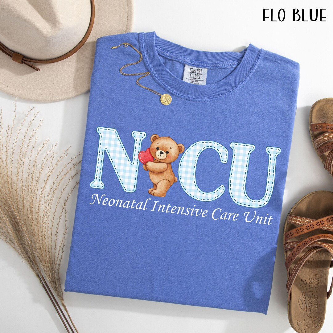 NICU Nurse Shirt, Neonatal Intensive Care Unit Comfort Colors® Tee ...