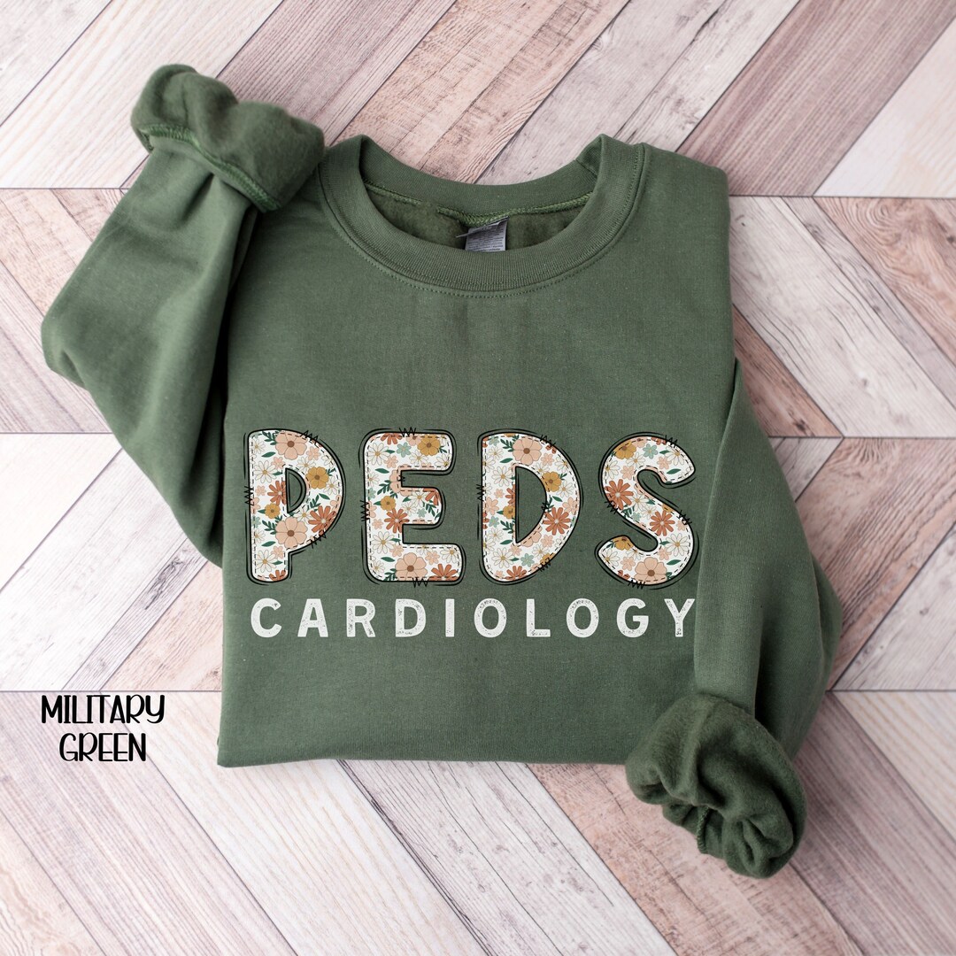 Pediatric Cardiology Sweatshirt, Peds Cardiac Nurse/staff Sweater ...