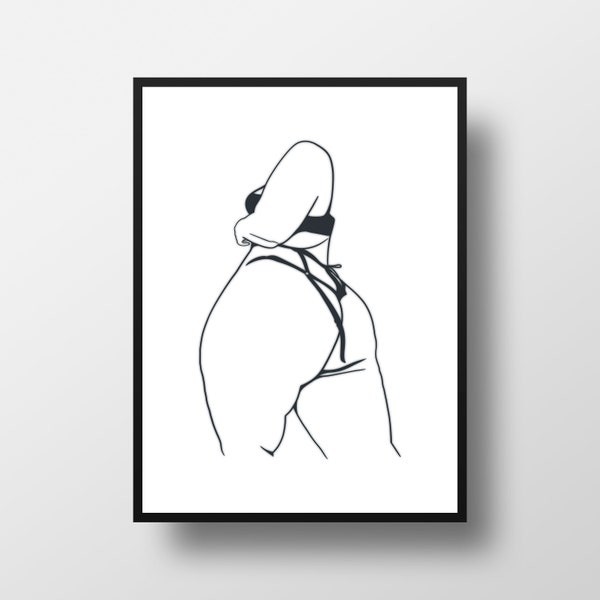 Female Booty Poster Etsy New Zealand